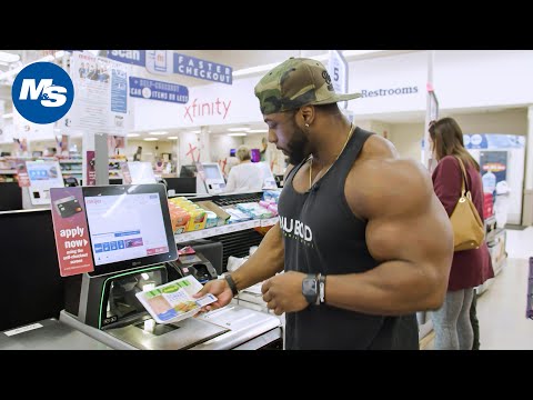 Grocery Shopping With Bodybuilders - 8 Weeks Out From USA | Chris Hester